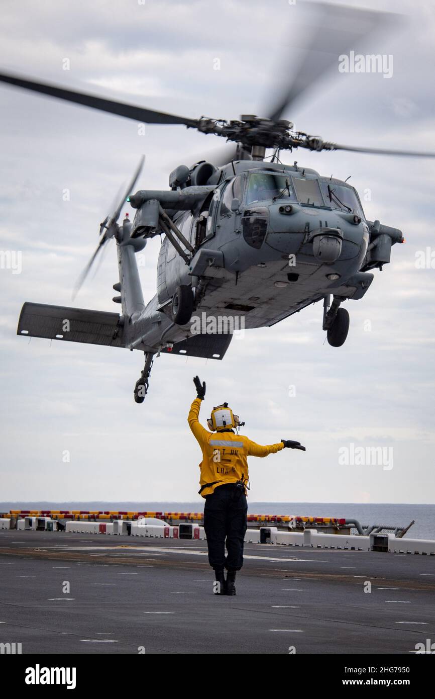 EAST CHINA SEA (Jan. 16, 2022) Aviation Boatswain’s Mate (Handling ...