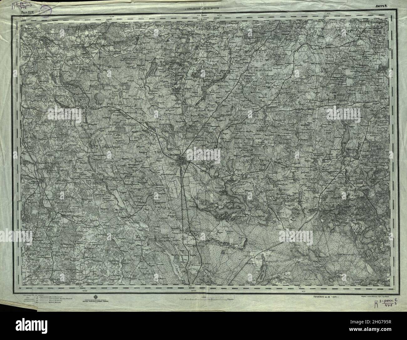 Shubert map - R14L02 Stock Photo - Alamy