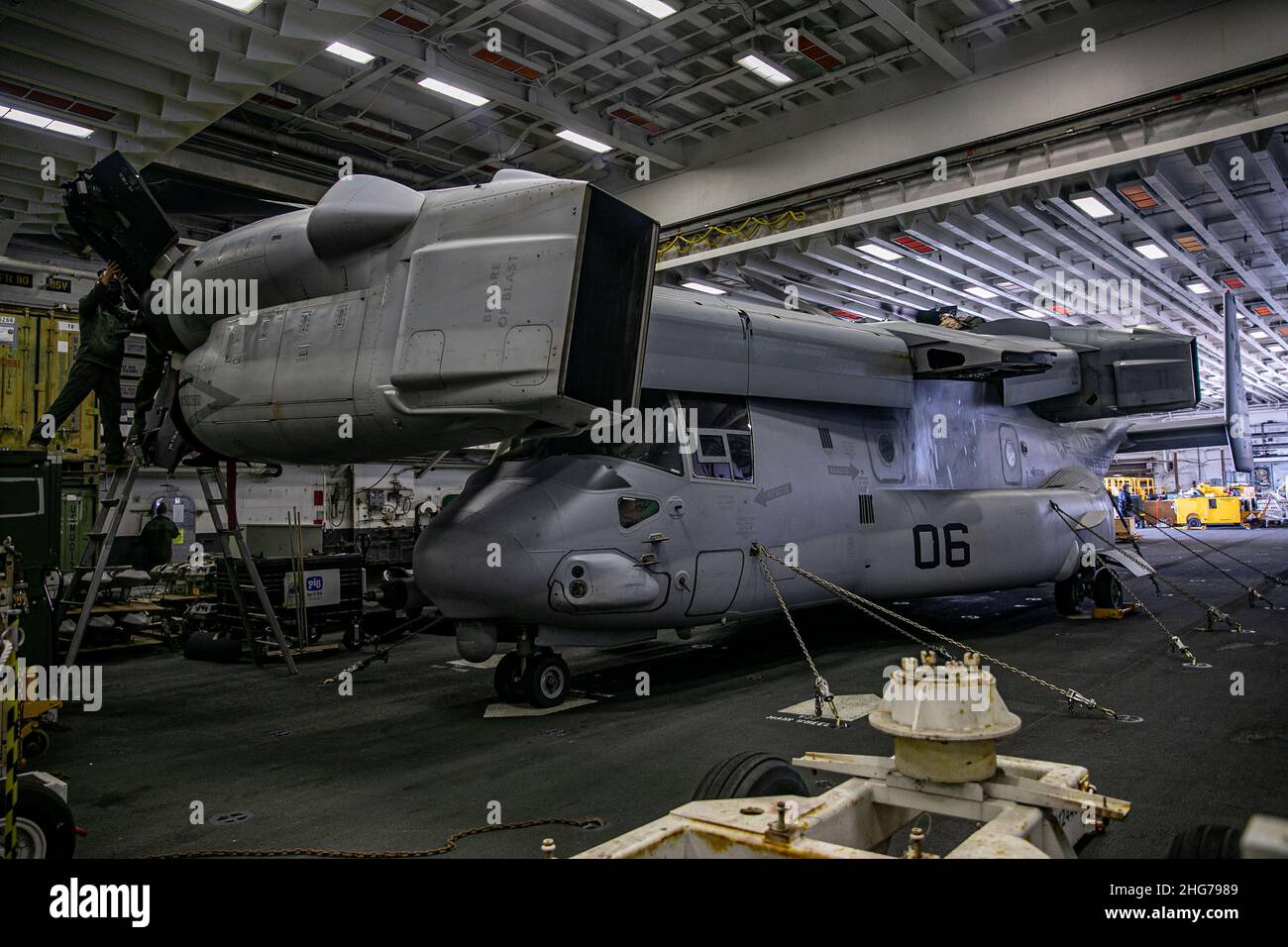 U.S. Marines with the Air Combat Element, 22nd Marine Expeditionary ...