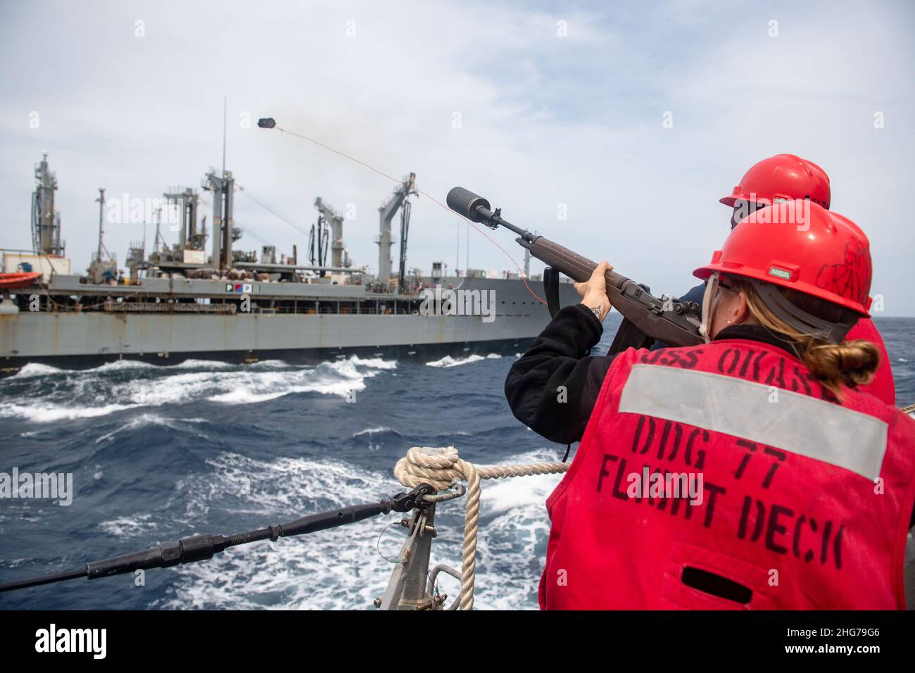 220113-N-MR124-1143 INDIAN OCEAN (Jan. 13, 2022) Gunner’s Mate 2nd ...