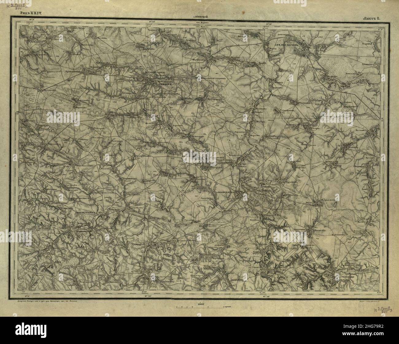 Shubert map - R24L08 Stock Photo - Alamy