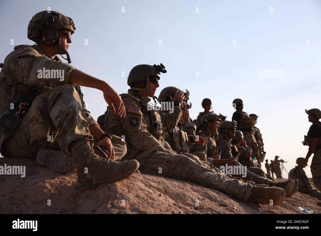 Soldiers from the 5th Special Forces Group (Airborne) and 1st Armored ...