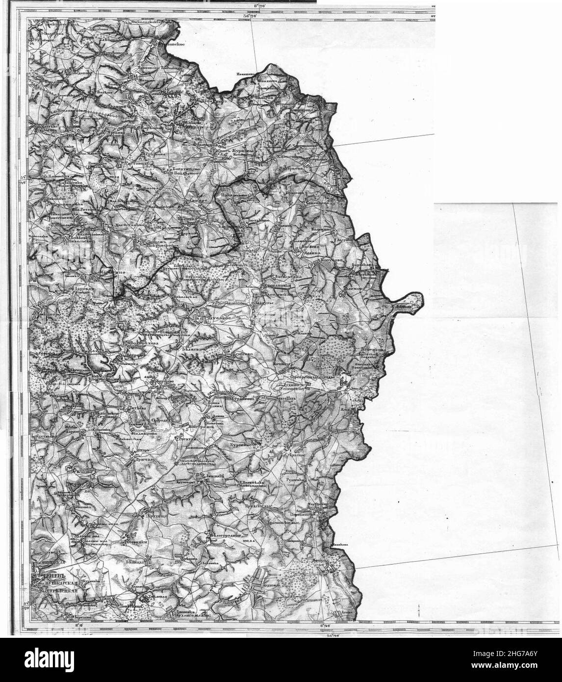 Map of tula Black and White Stock Photos & Images - Alamy