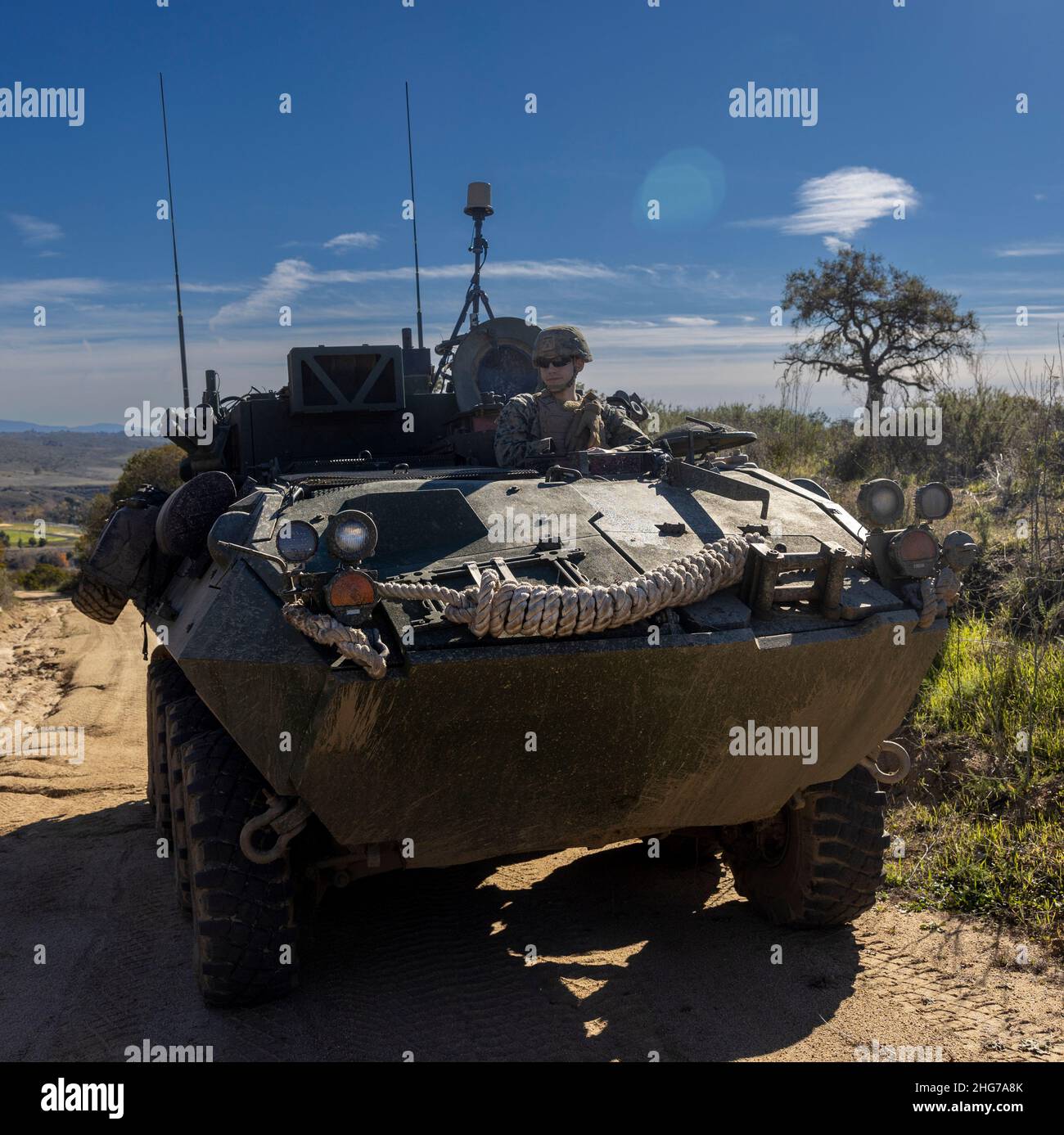 U.S. Marine Corps Lance Cpl. Timithy Slagle, a cryptologic language ...