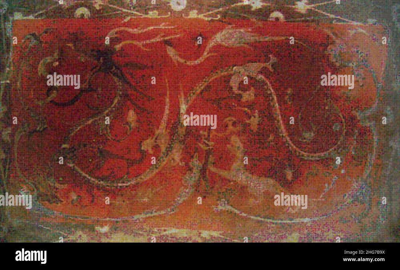 Si shen yun qi Painting form Liu Fa tomb Stock Photo - Alamy