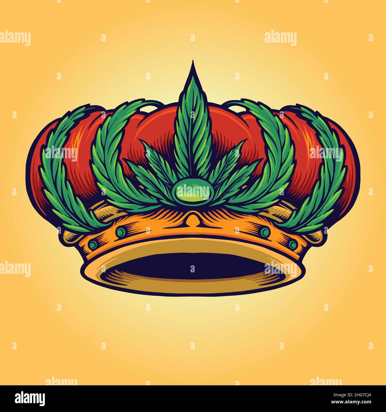 King of kush Stock Vector Images - Alamy