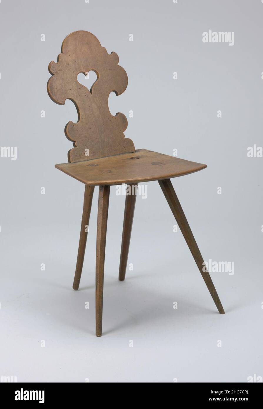 Side Chair (possibly Germany), late 17th–early 18th century Stock Photo ...