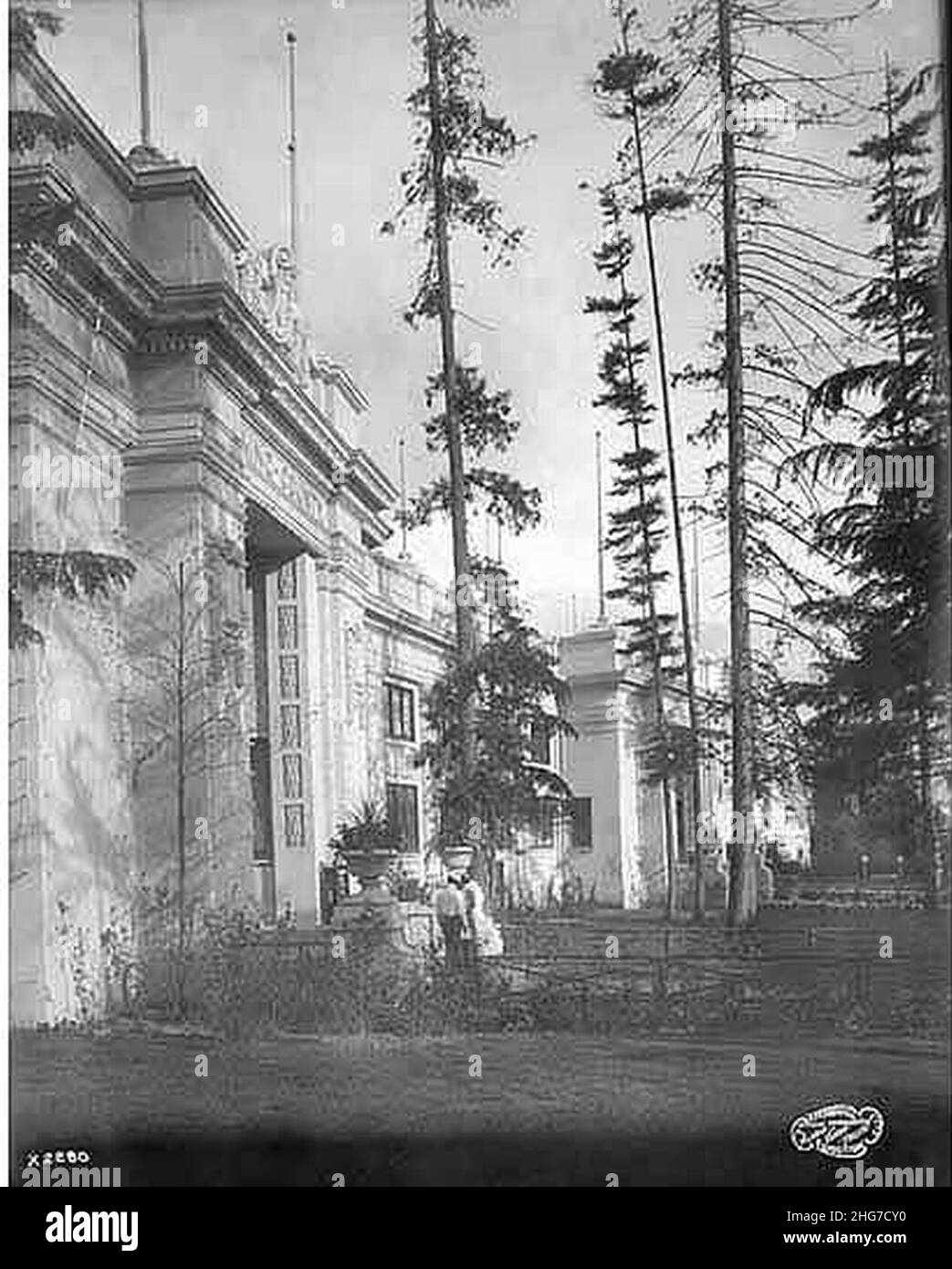 Side view of the King County Building, Alaska Yukon Pacific Exposition ...