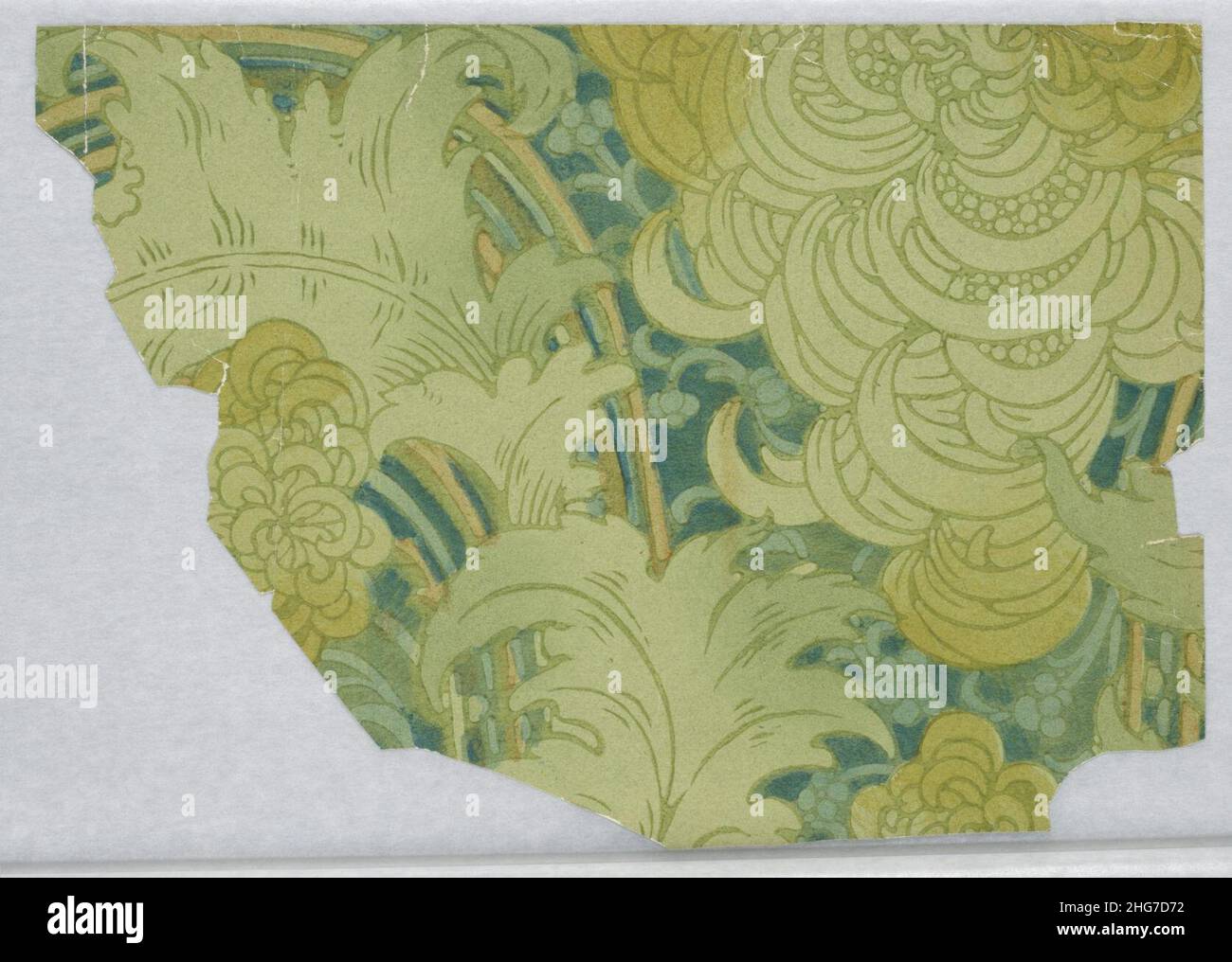 Sidewall - Fragment (England), ca. 1890 Stock Photo - Alamy