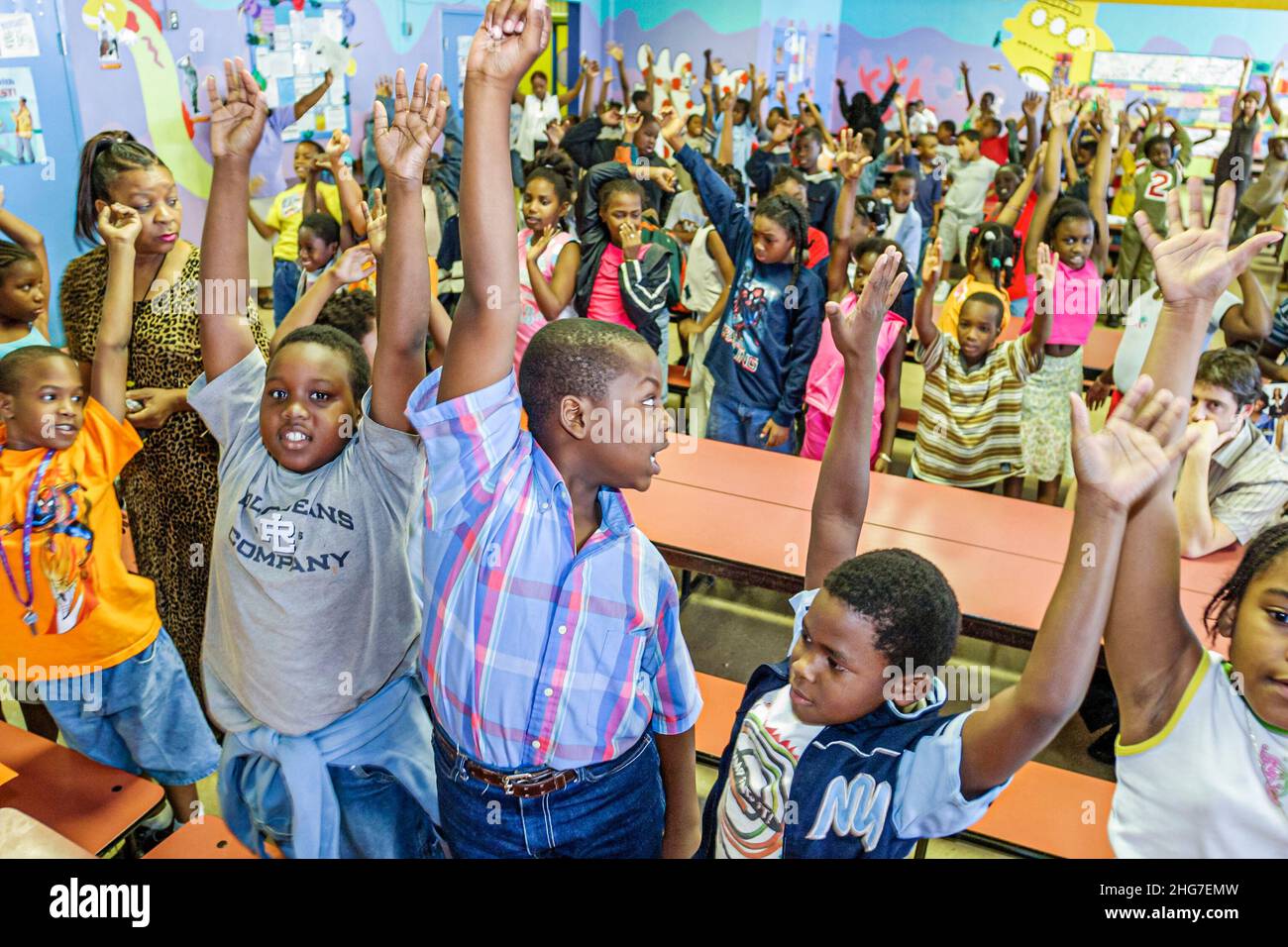 Miami Florida,Little Haiti Edison Park Elementary School campus,primary ...