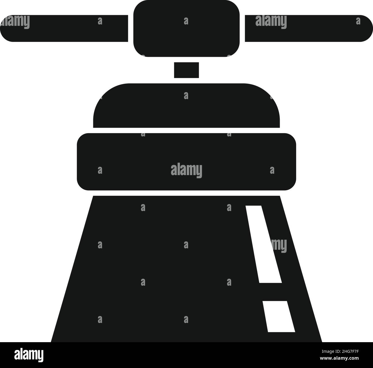 Hollywood light icon simple vector. Cinema film. Movie camera Stock ...