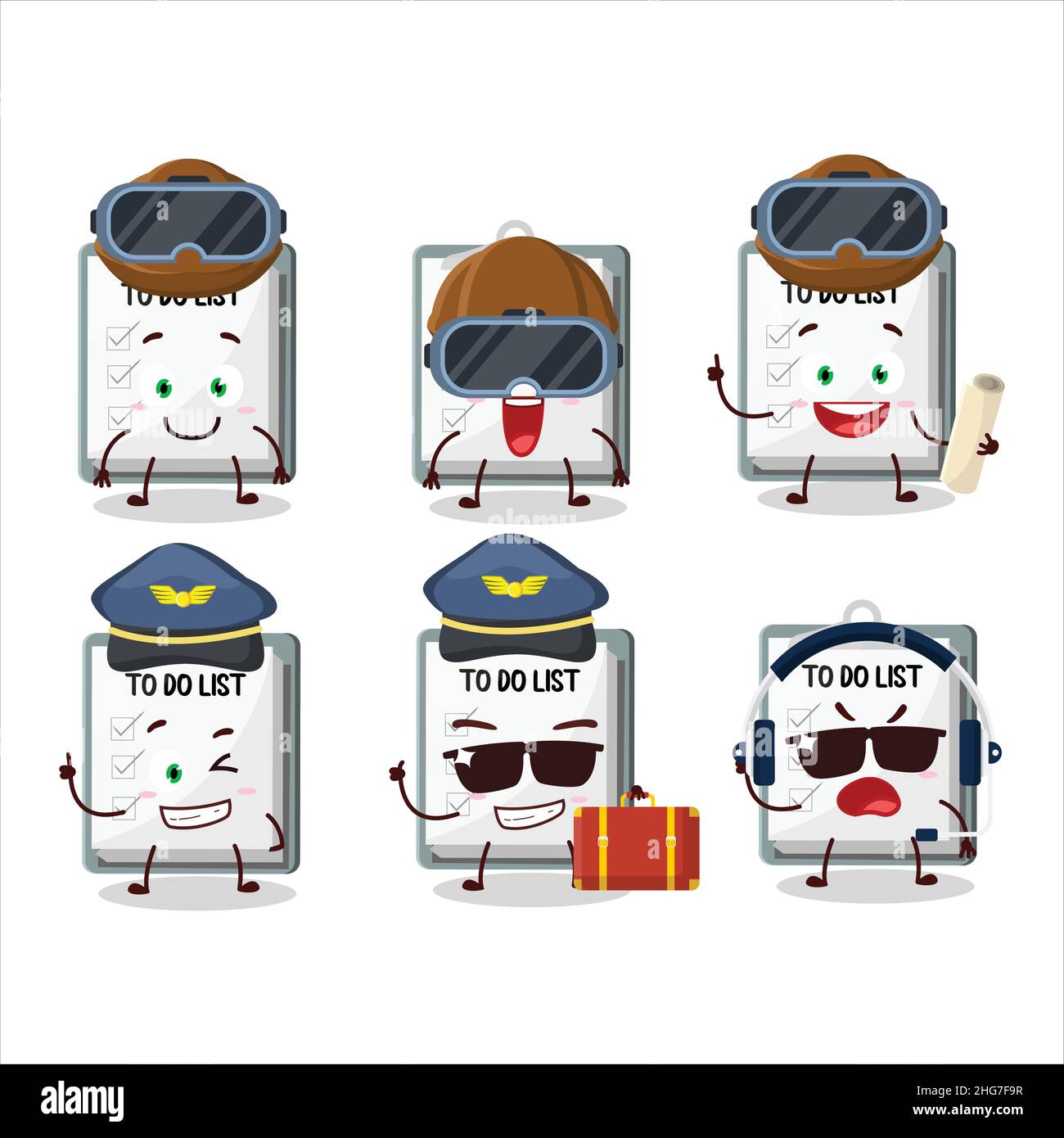 Pilot checklist Stock Vector Images - Alamy