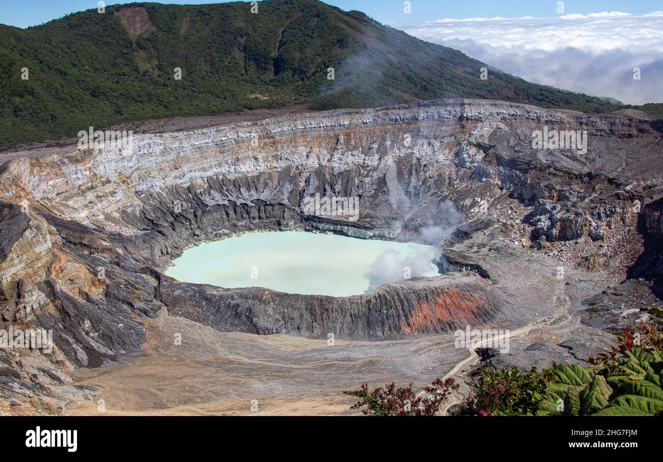 Active volcano in Costa Rica Stock Photo - Alamy