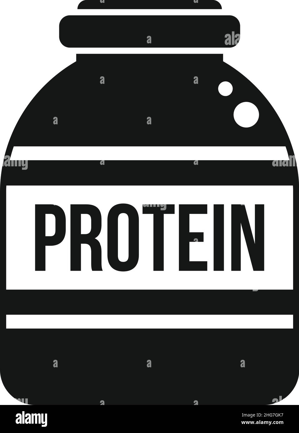 Whey bottle icon simple vector. Sport protein. Food gym Stock Vector ...