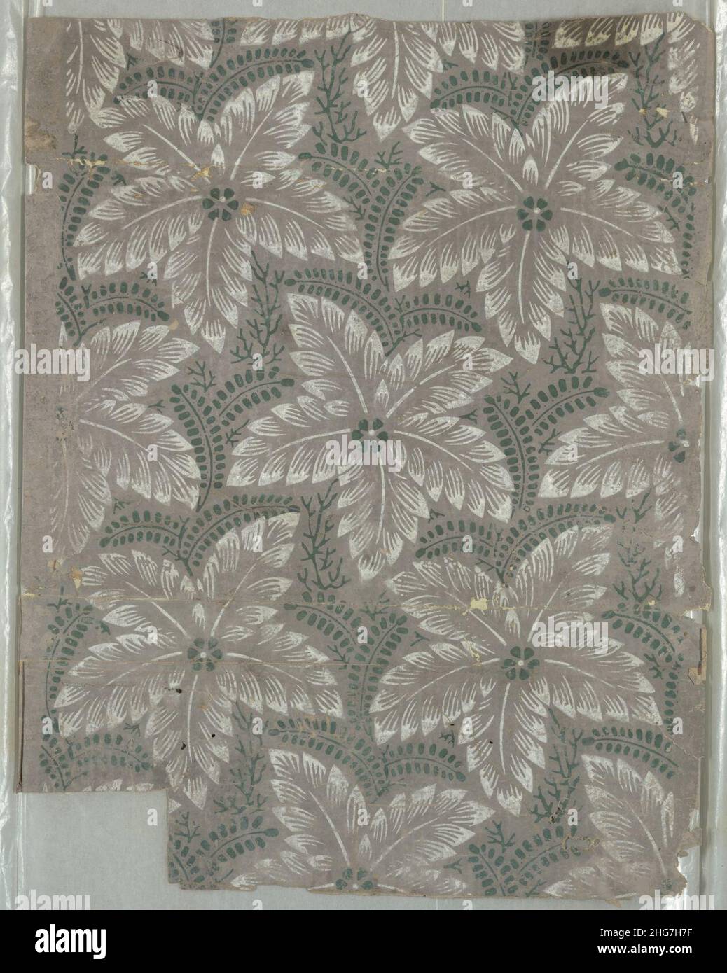 Sidewall And Label (USA), 1820–30 Stock Photo - Alamy