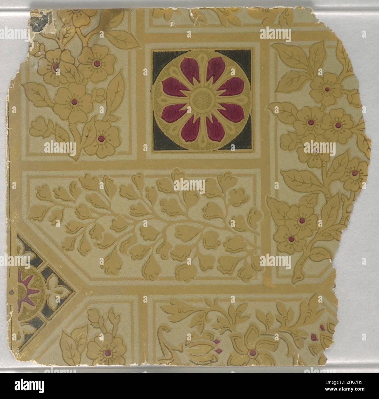 Sidewall Sample, 1880–90 Stock Photo - Alamy