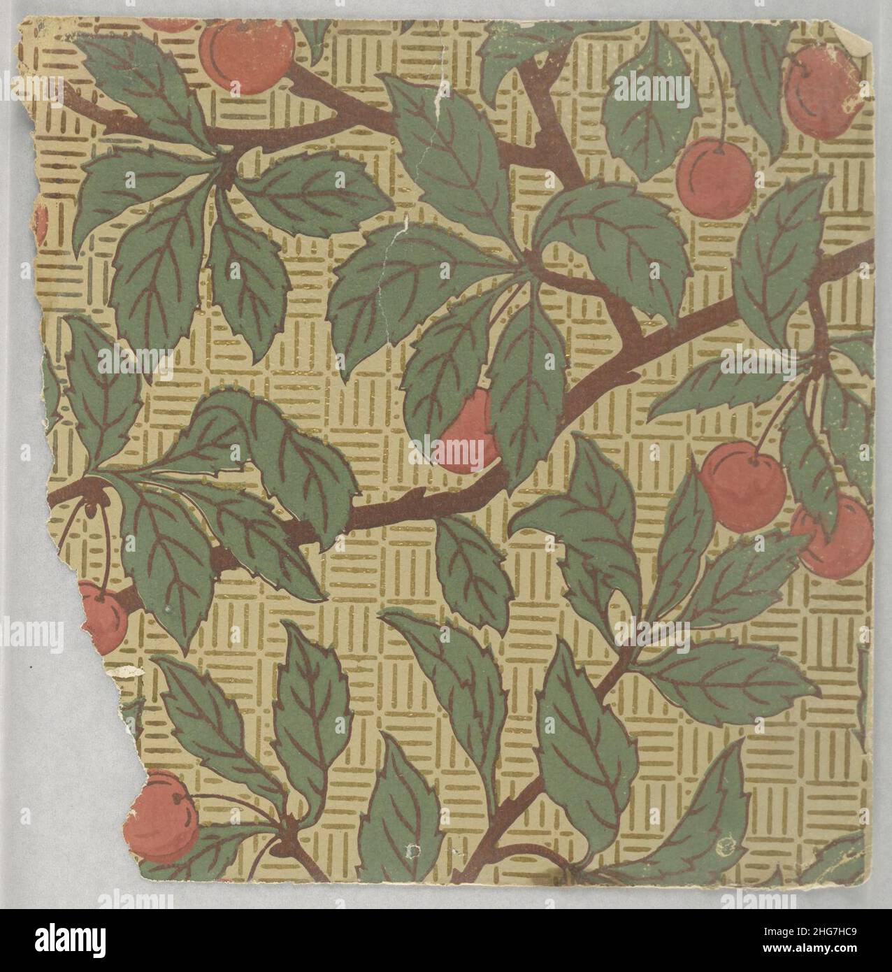 Sidewall Sample, 1880–90 Stock Photo - Alamy