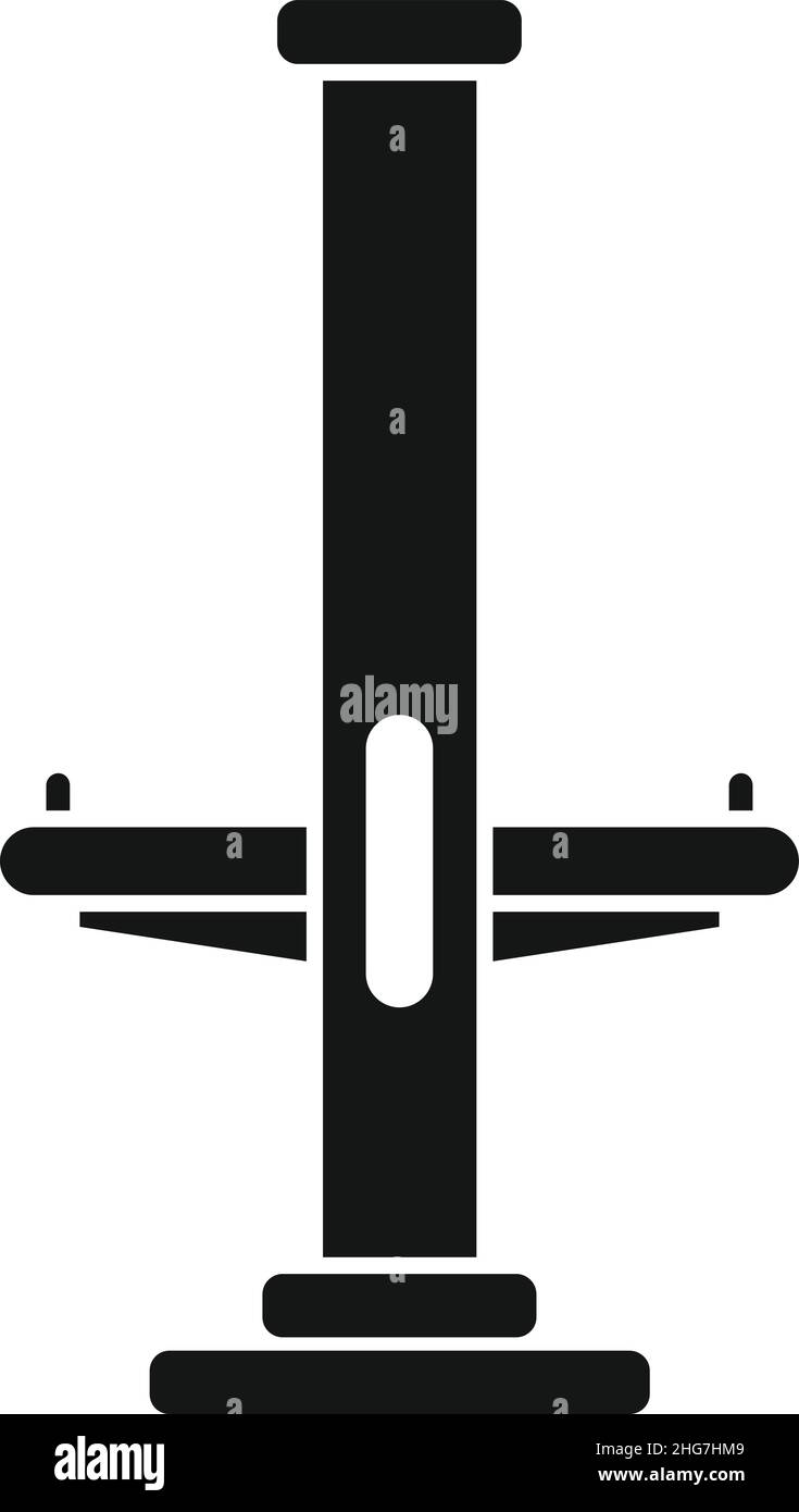 Hoist car lift icon simple vector. Auto garage. Repair service Stock ...