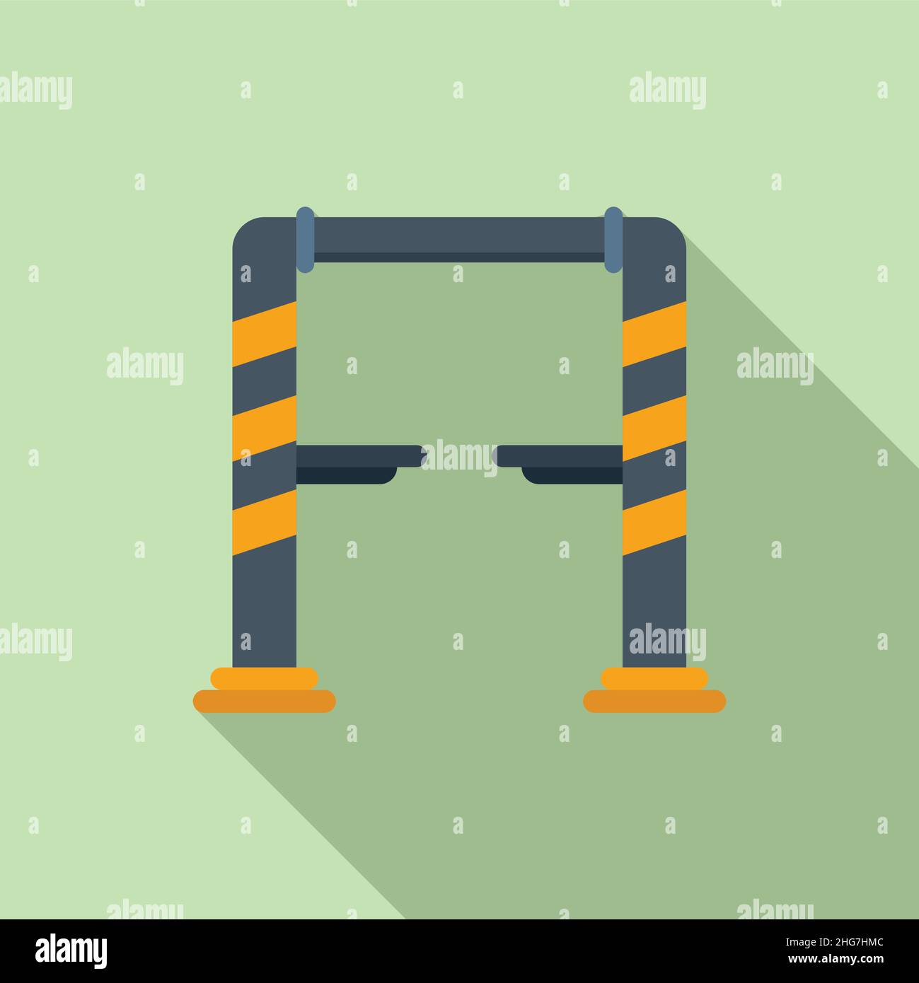 Work car lift icon flat vector. Auto service. Vehicle repair Stock ...