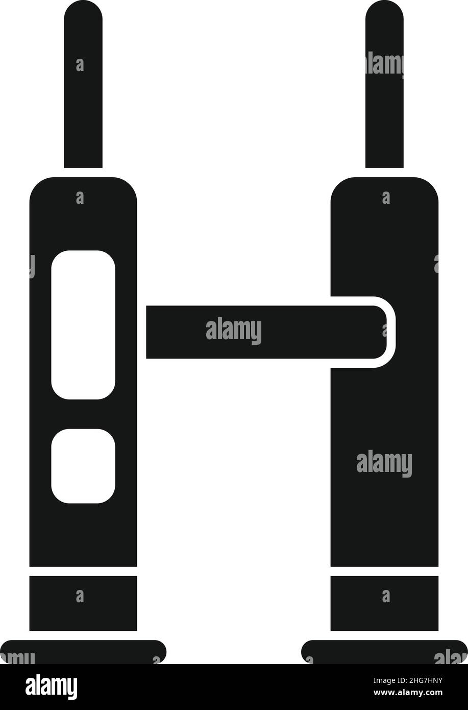 Check car lift icon simple vector. Auto garage. Repair vehicle Stock ...