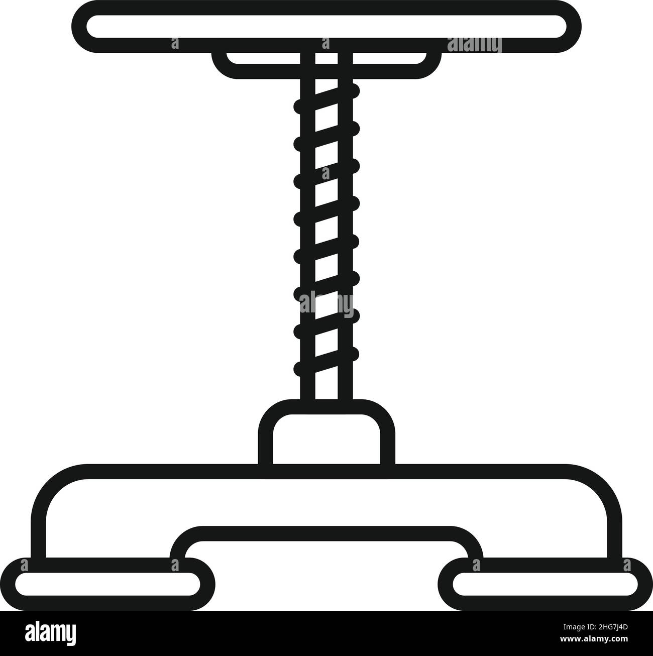 Car elevator icon outline vector. Auto garage. Vehicle service Stock ...