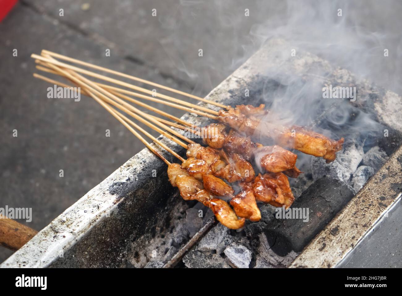 Sate or satay or sometimes written satai is food made from pieces of ...