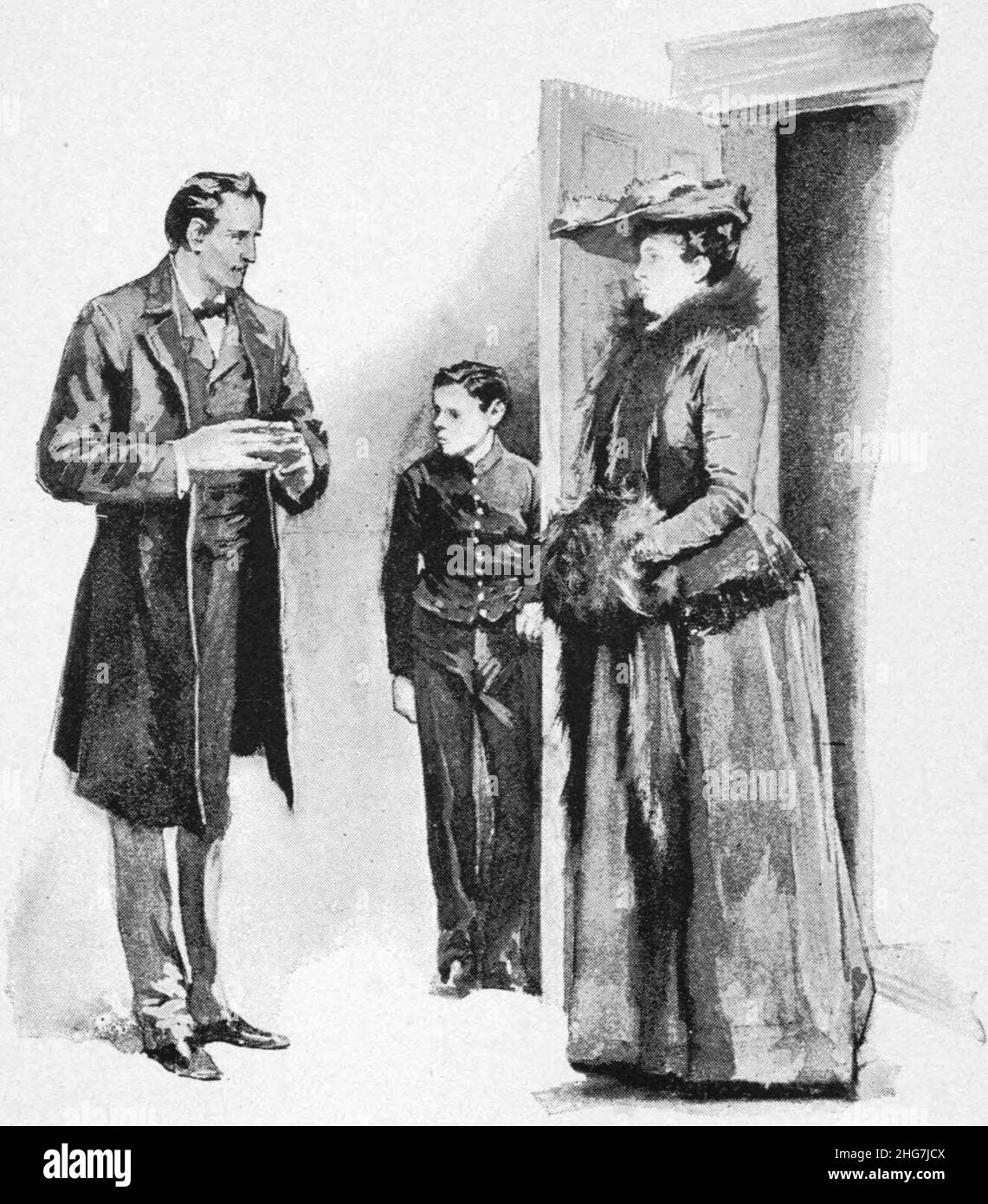 Sidney Paget - A Case of Identity 01 Stock Photo - Alamy