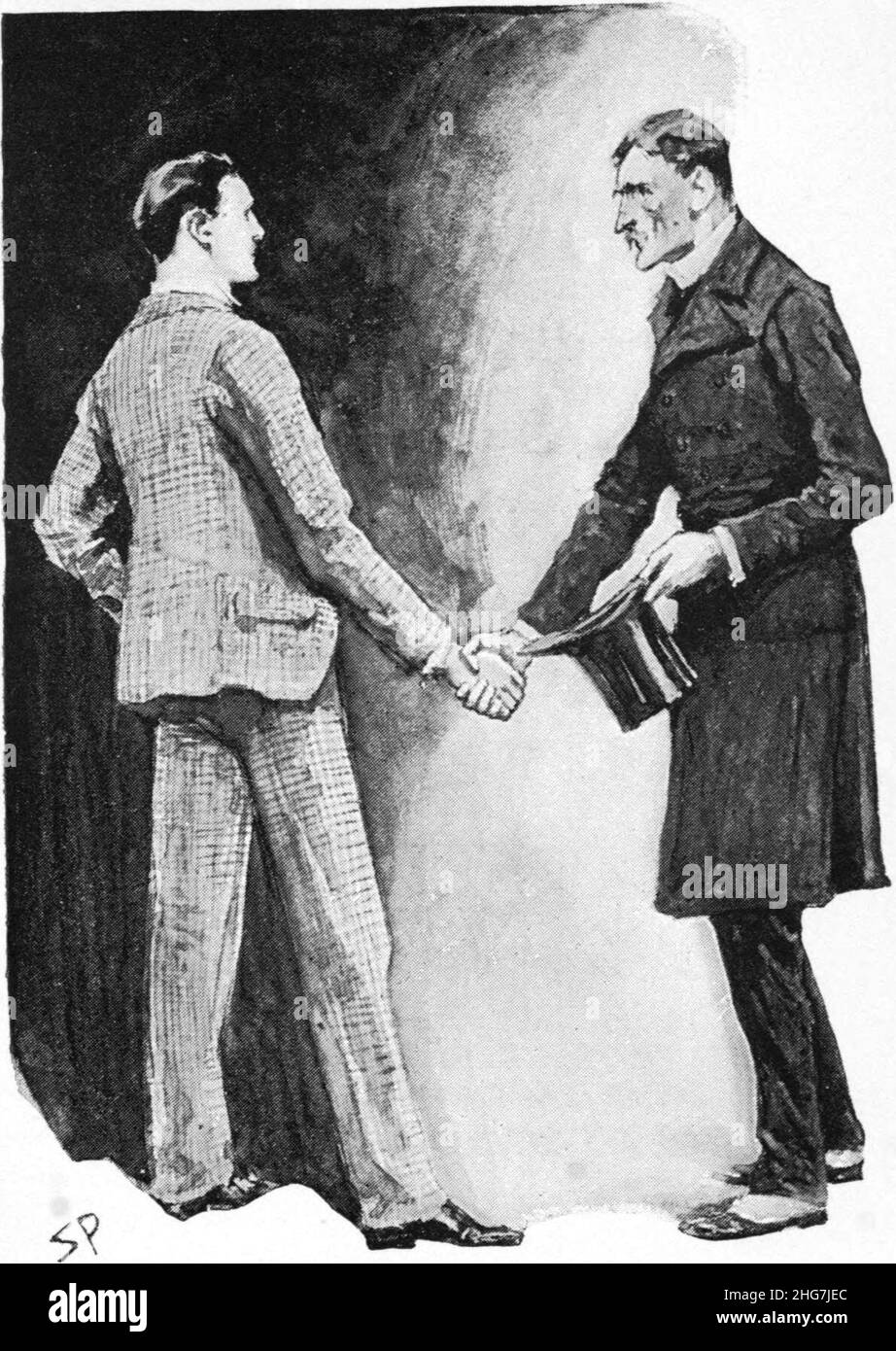 Sidney Paget - The Adventure of the Engineer's Thumb 01 Stock Photo - Alamy