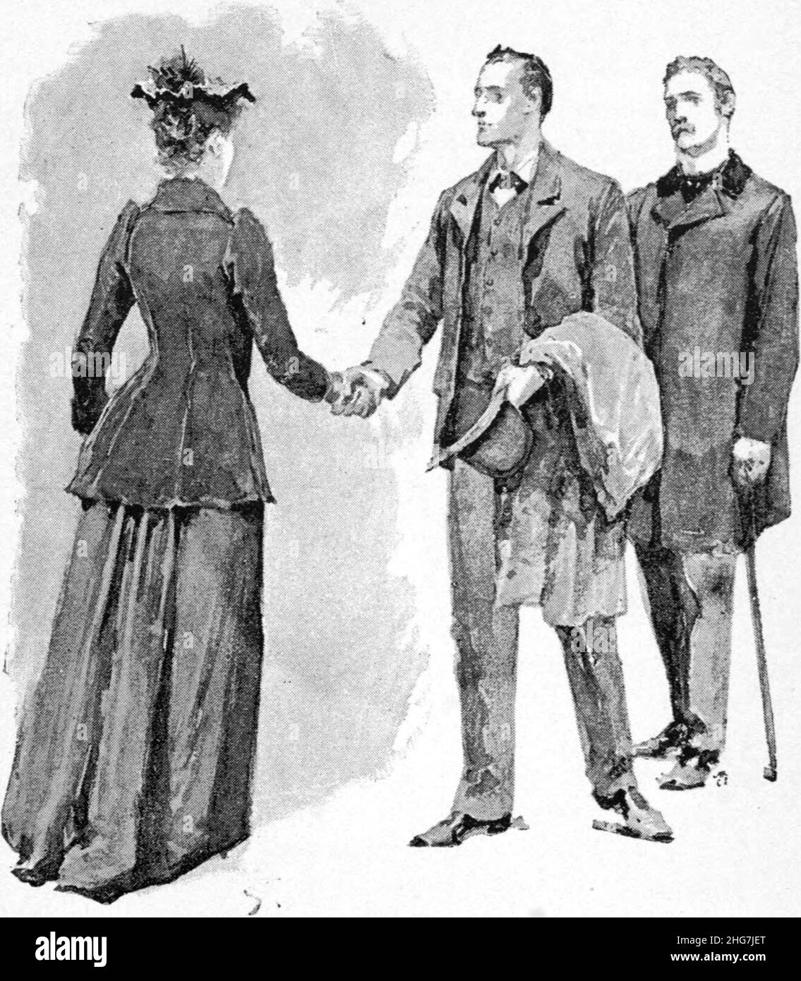 Sidney Paget - The Adventure of the Copper Beeches 01 Stock Photo - Alamy