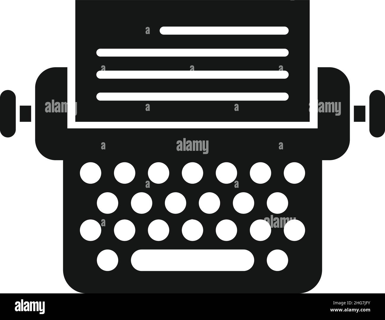 Typewriter Icon Simple