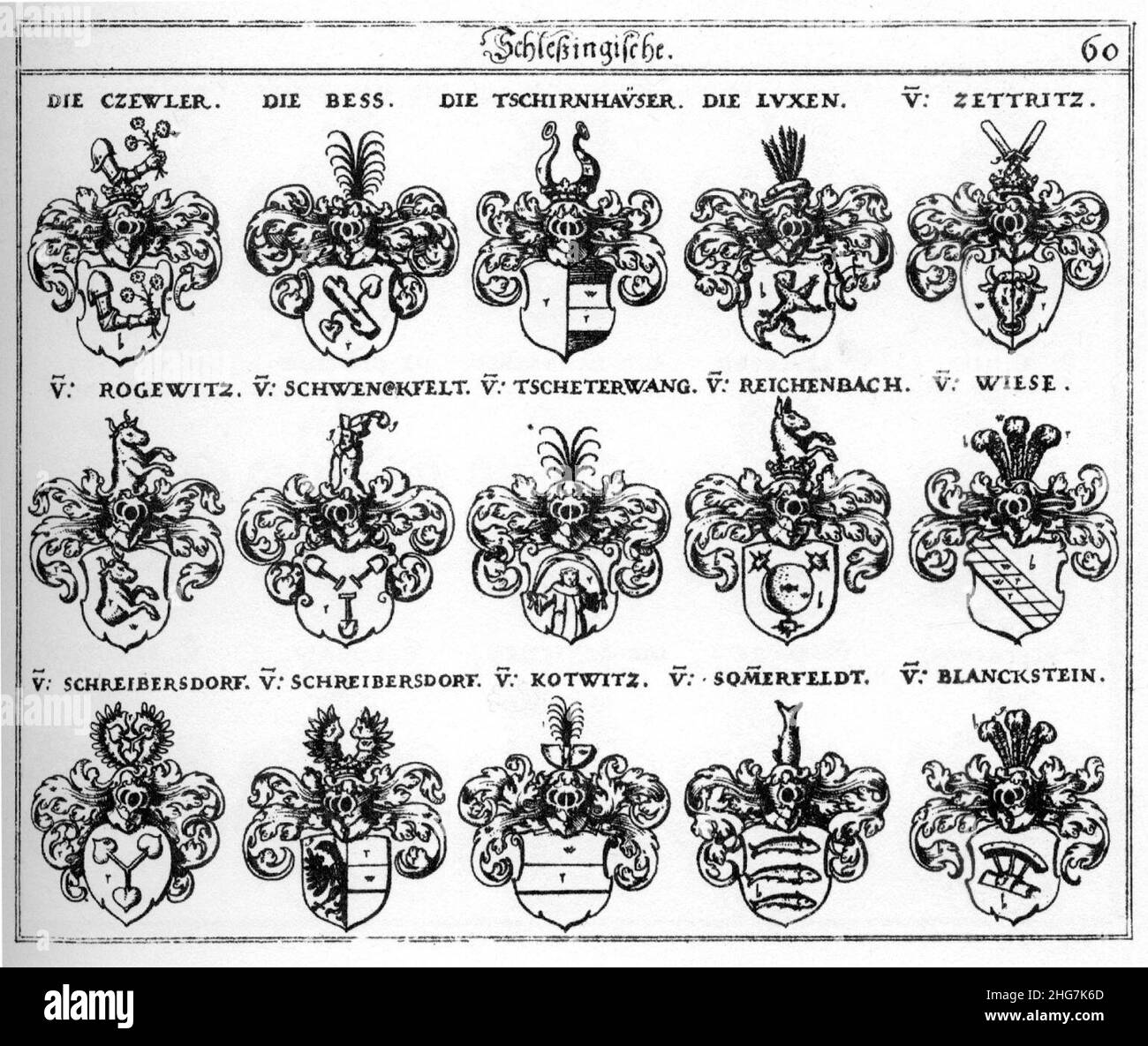 Siebmacher 1701-1705 A060 Stock Photo - Alamy