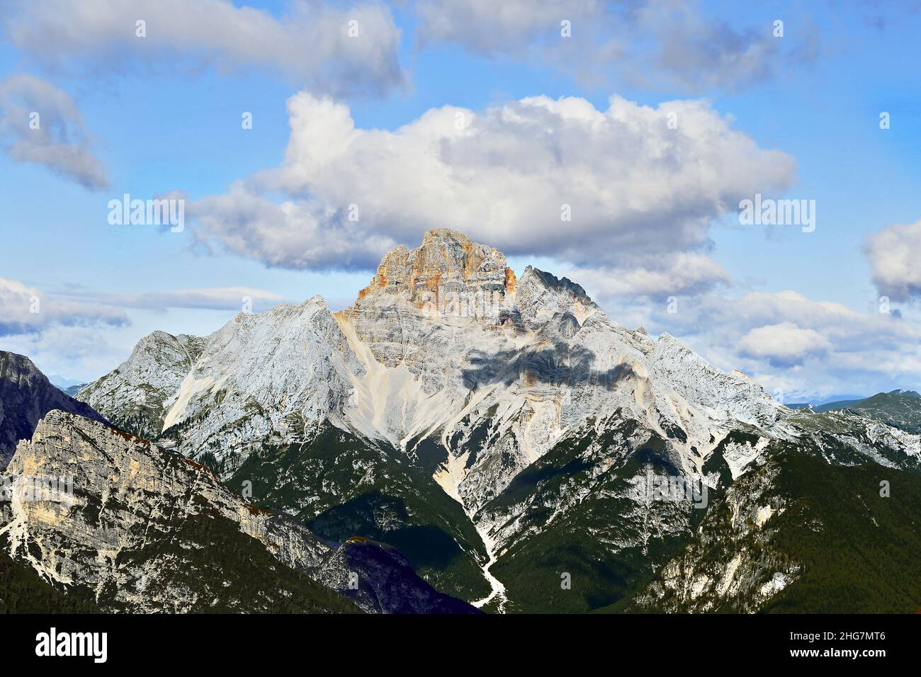 Croda Rossa, Unesco Dolomites National Park, Trentino Alto Adige, Italy ...