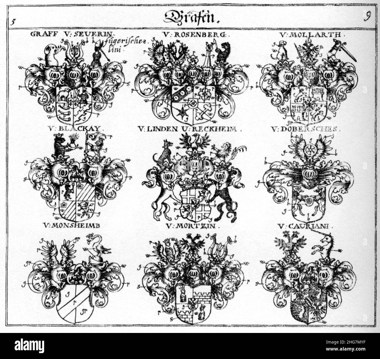 Siebmacher 1701-1705 E009 Stock Photo - Alamy