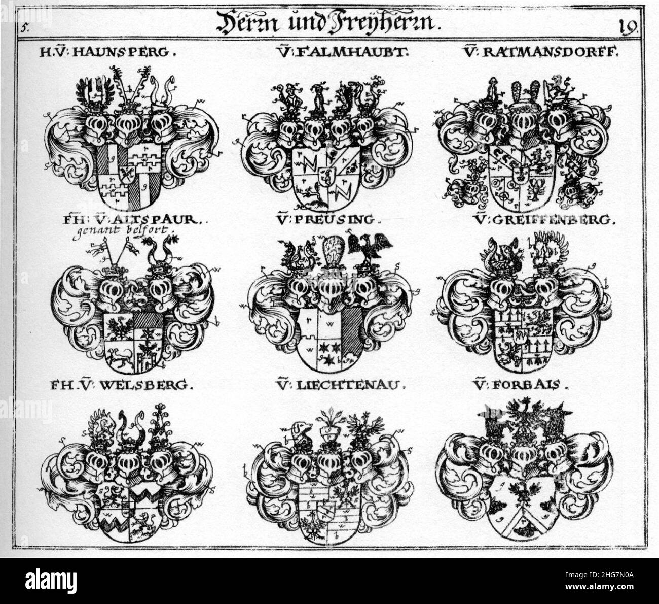 Siebmacher 1701-1705 E019 Stock Photo - Alamy