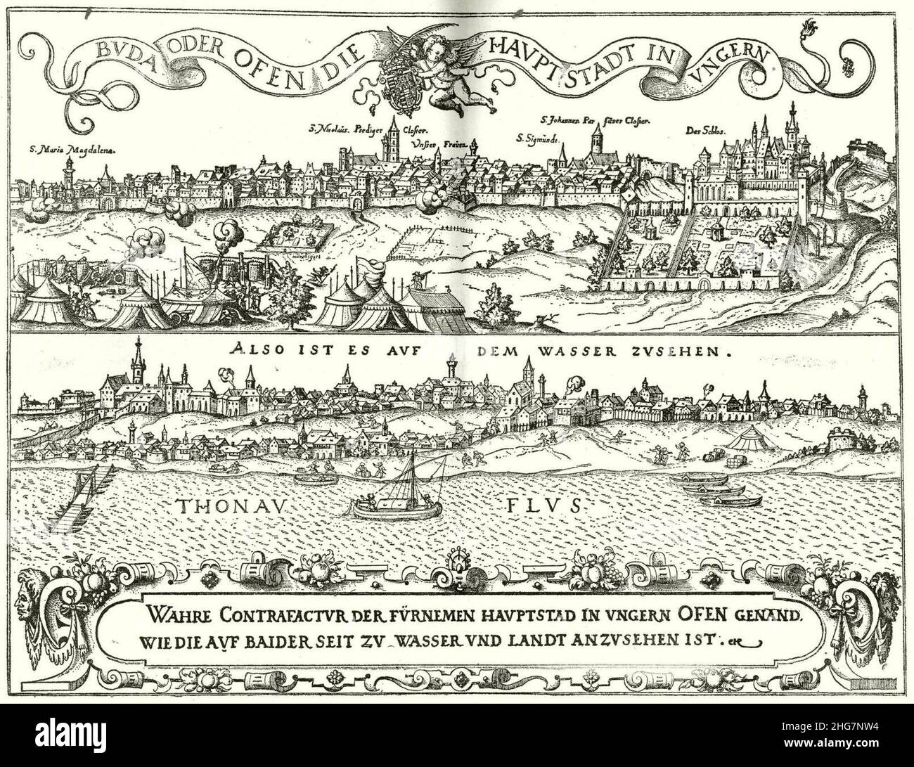 Siebmacher Siege of Buda (1541 Stock Photo - Alamy