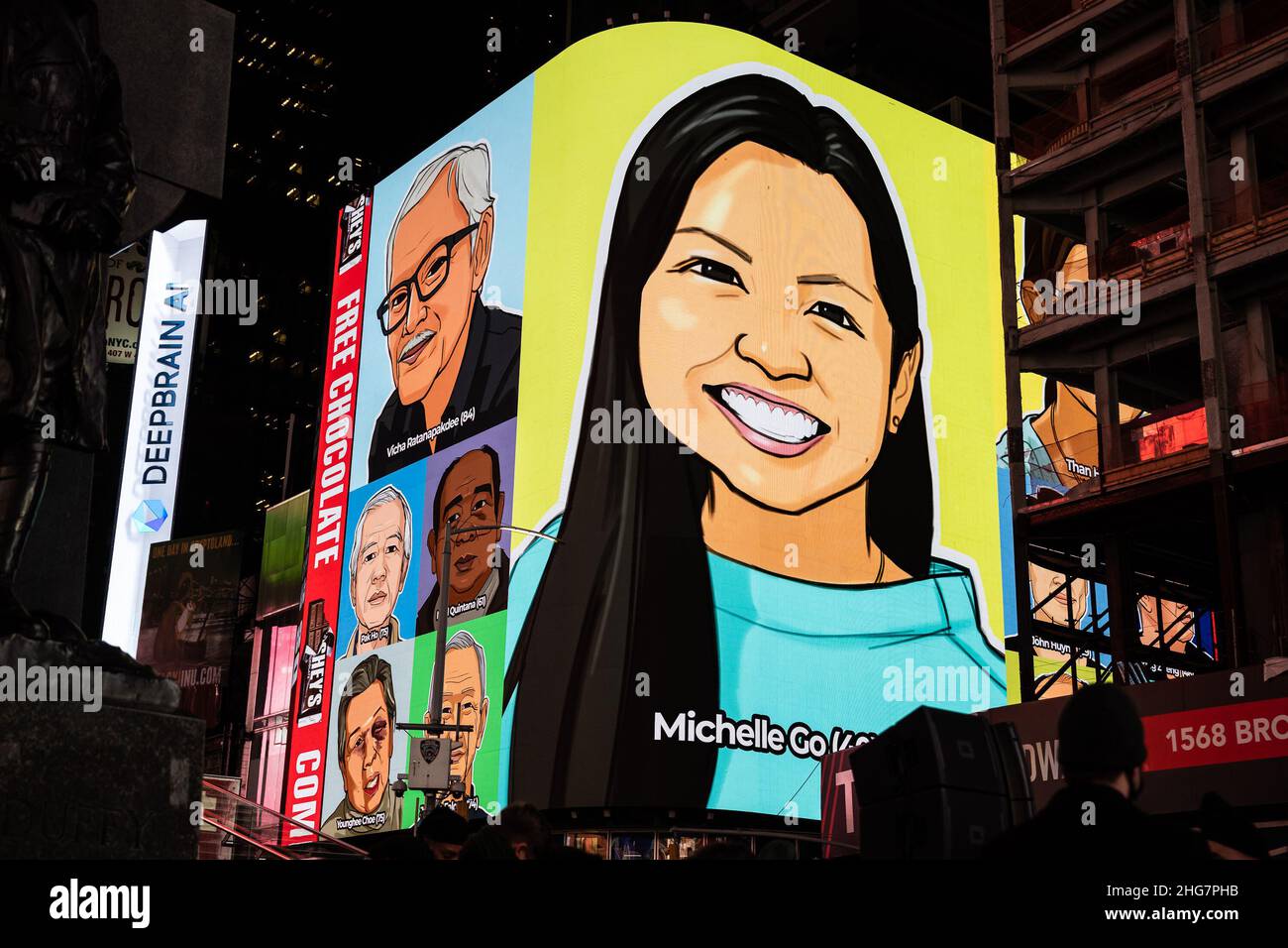 Images of Michelle Alyssa Go and victims of anti-Asian hate are ...