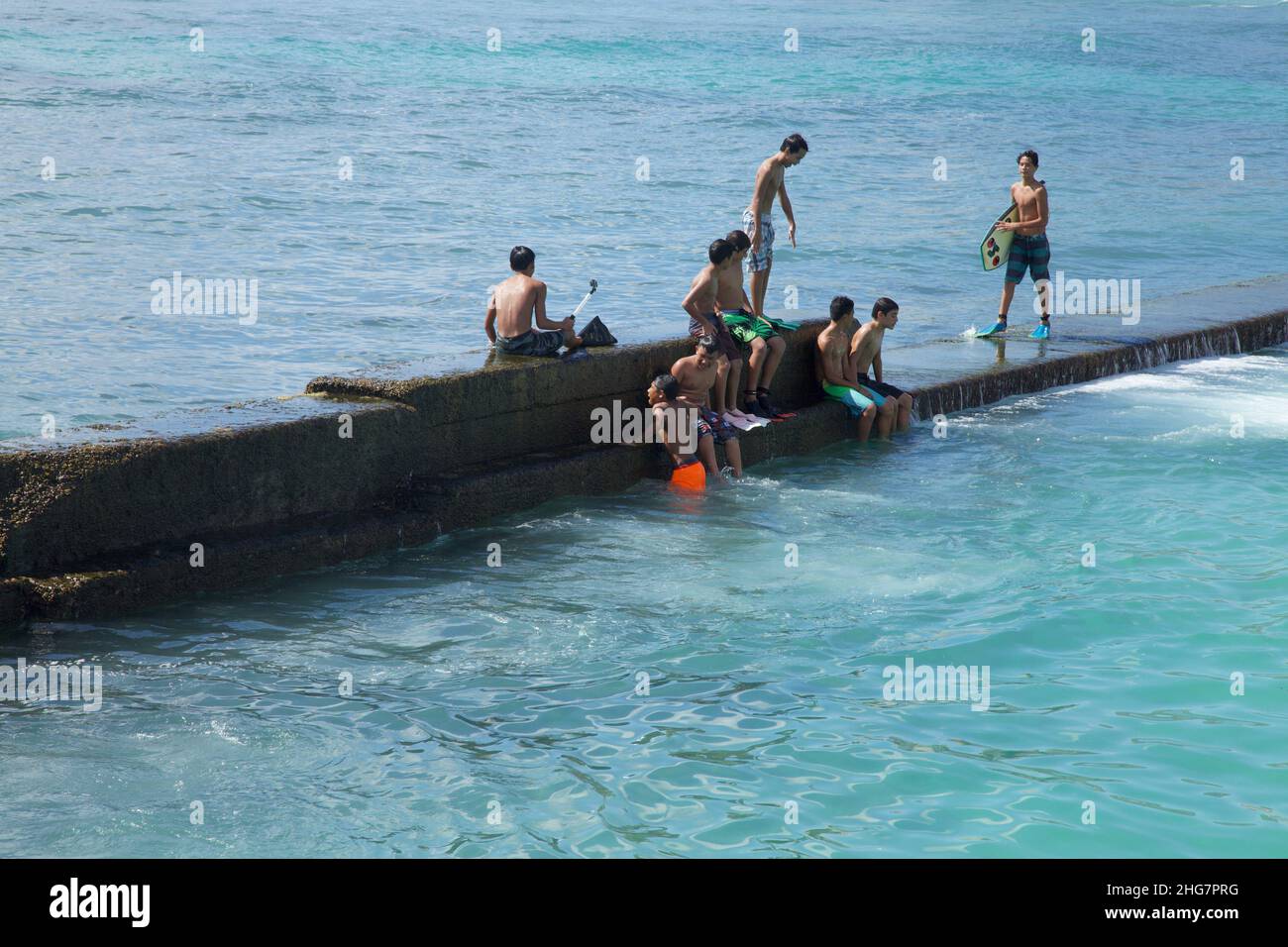 Pacific island boys hi-res stock photography and images - Alamy