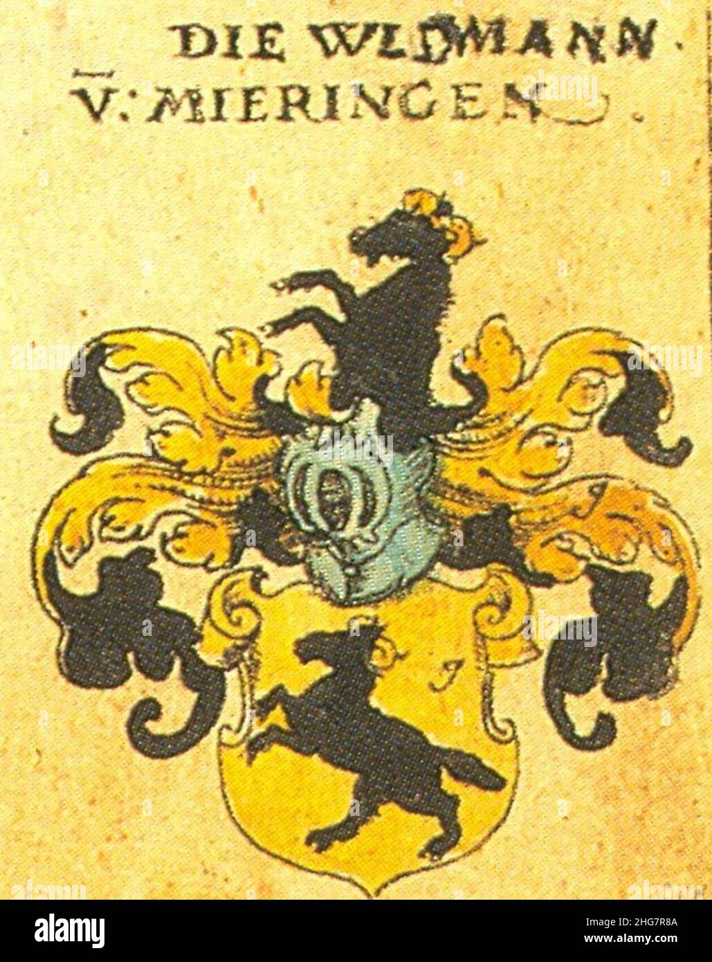 Siebmacher120-Wildmann von Mieringen Stock Photo - Alamy