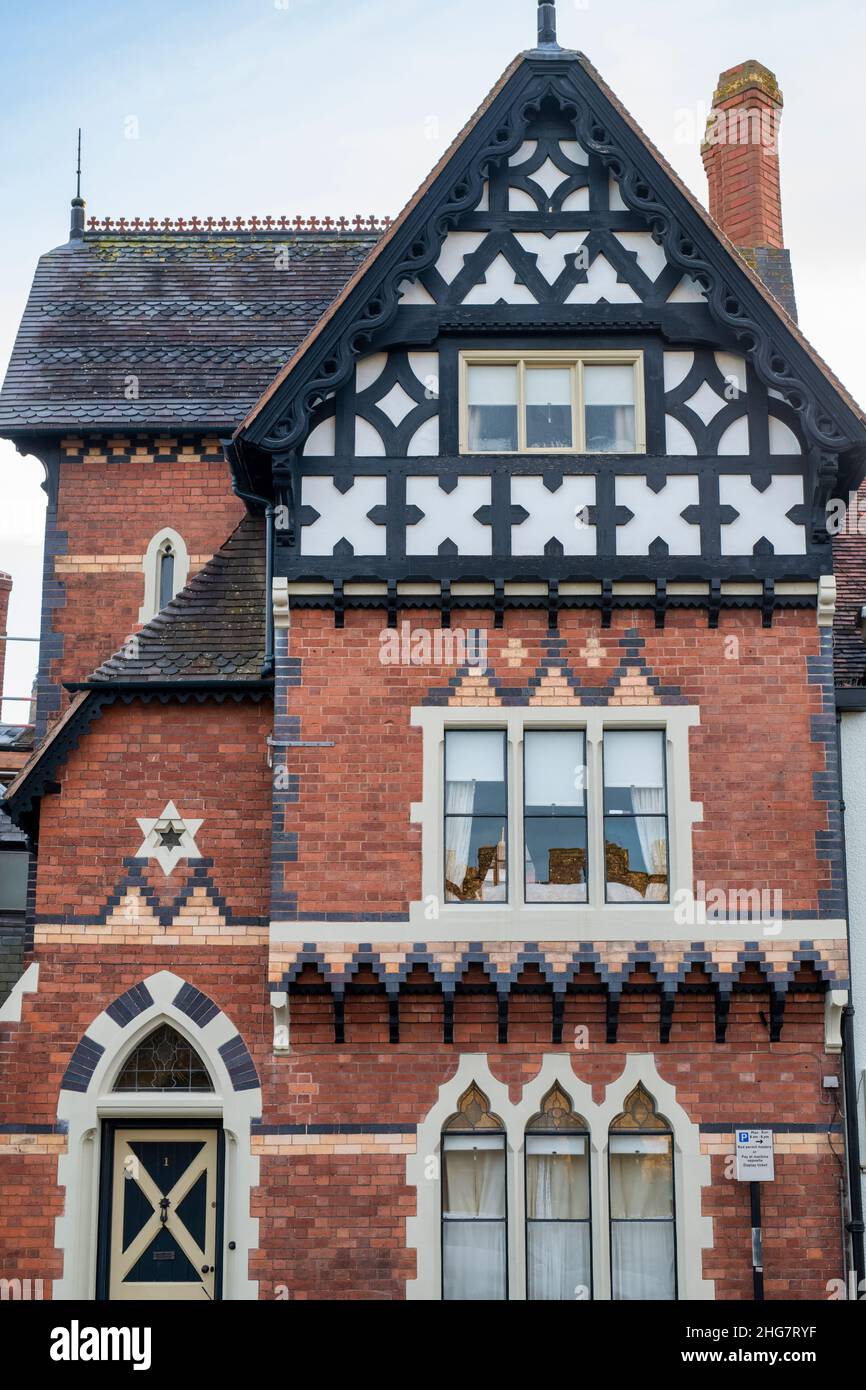 Timber frame brick hi-res stock photography and images - Alamy