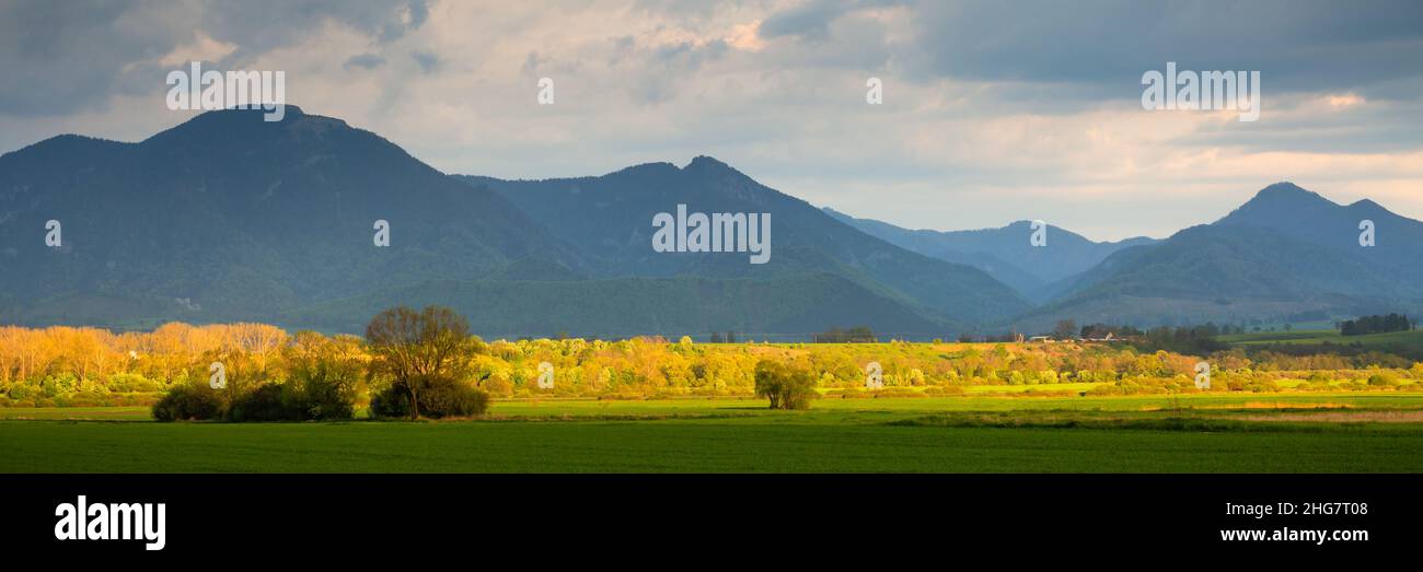 Rural landscape of Turiec region in northern Slovakia Stock Photo - Alamy