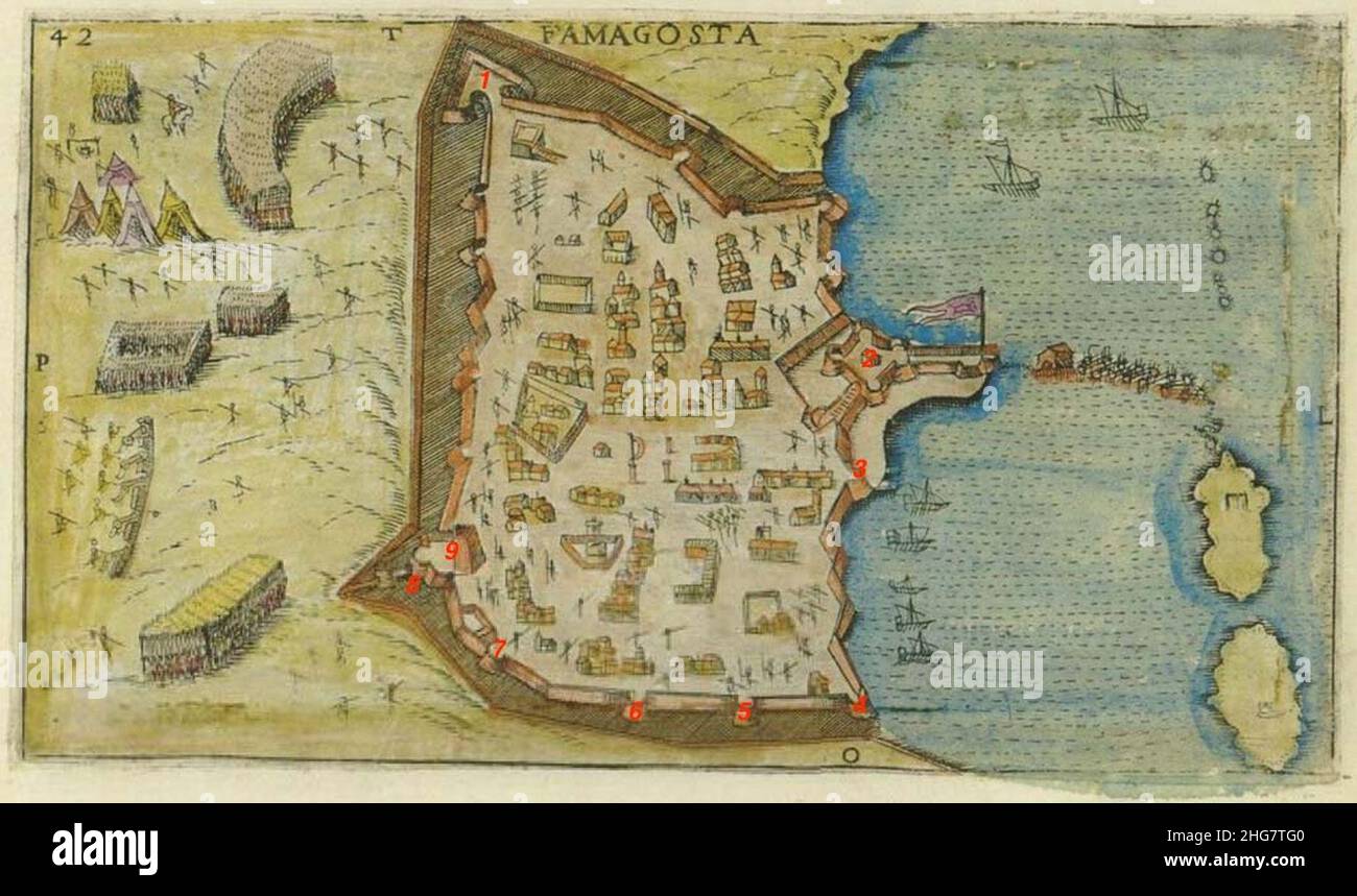 Siege of Famagusta Stock Photo - Alamy