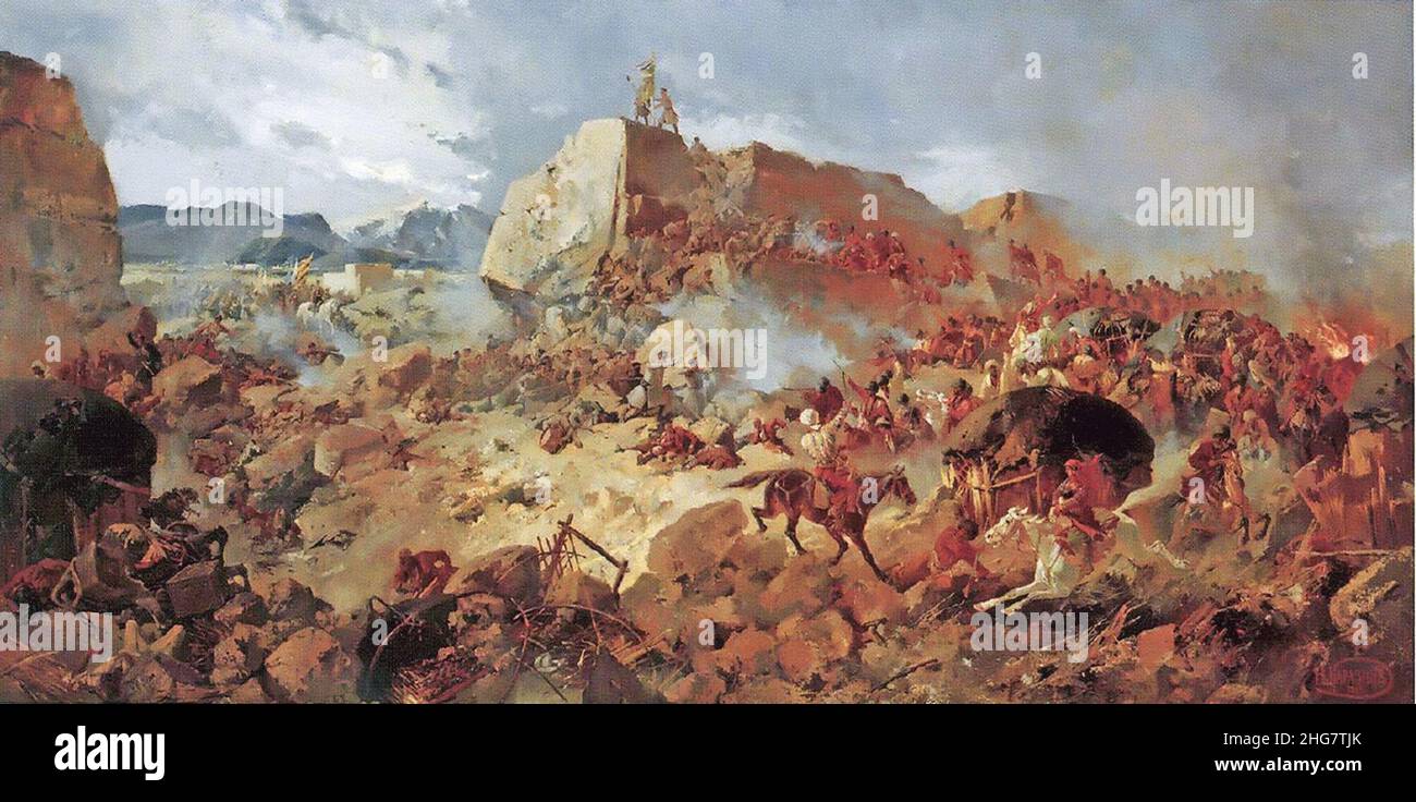 Siege of Geok Tepe Stock Photo - Alamy