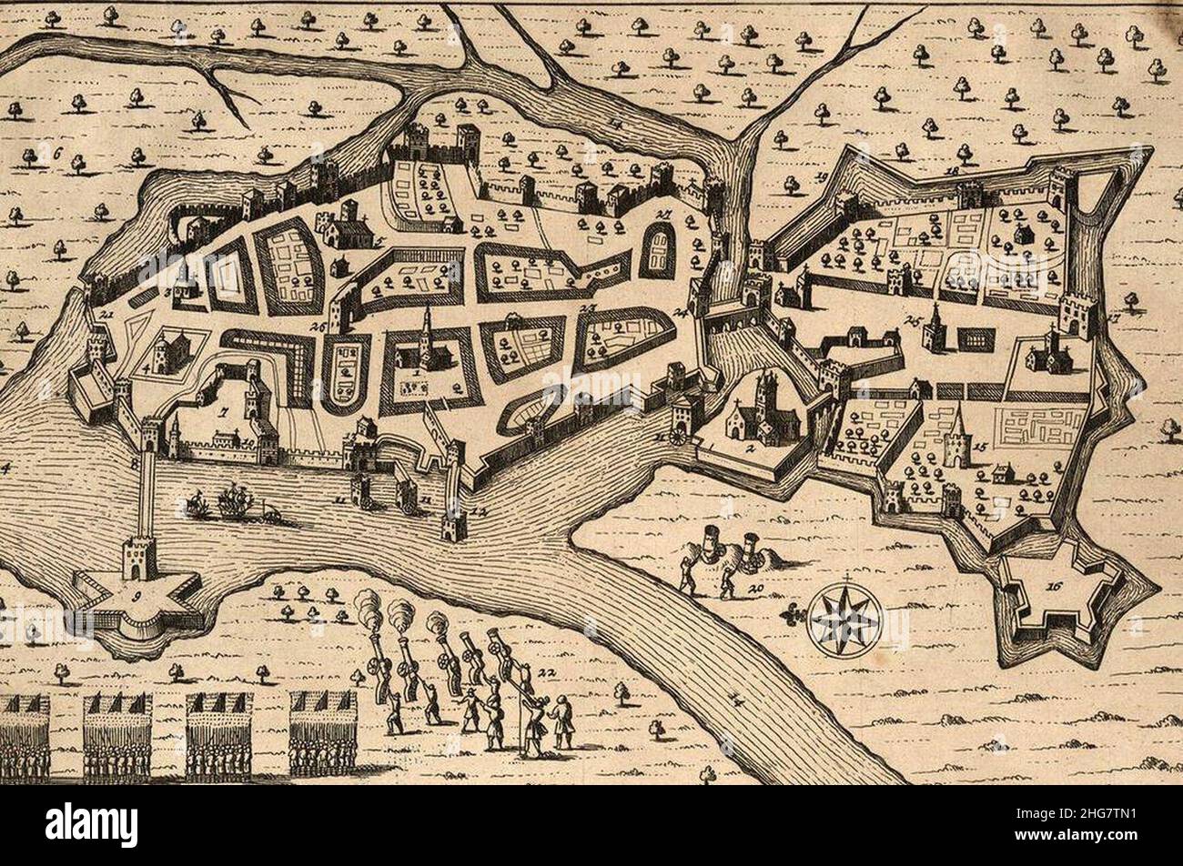 Siege of Limerick 1690 - 2 Stock Photo - Alamy