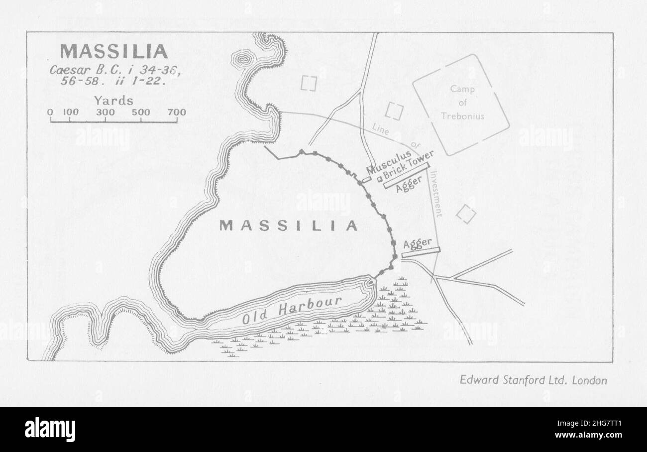 Siege of Massilia 49 BC Stock Photo - Alamy