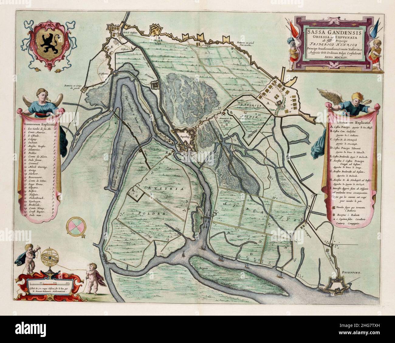 Siege of Sas van Gent by Frederick Henry in 1644 - Sassa Gandensis ...