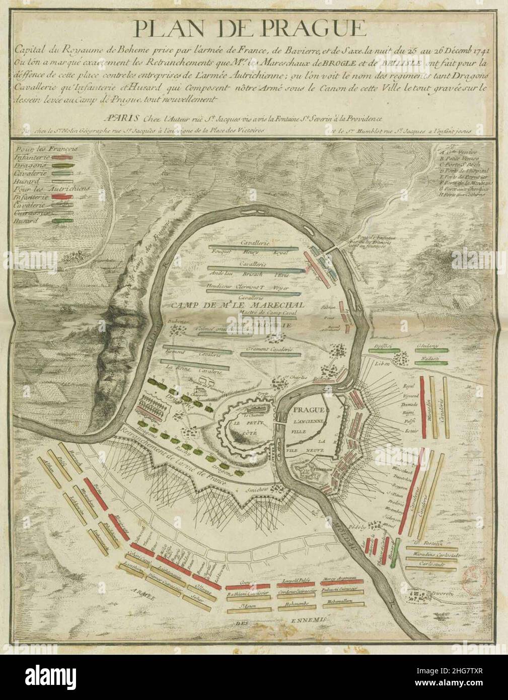 Siege of Prague 1742 Stock Photo - Alamy