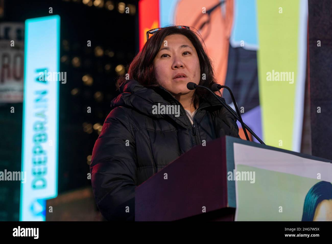 New York, United States. 18th Jan, 2022. Congresswoman Grace Meng (D-NY ...