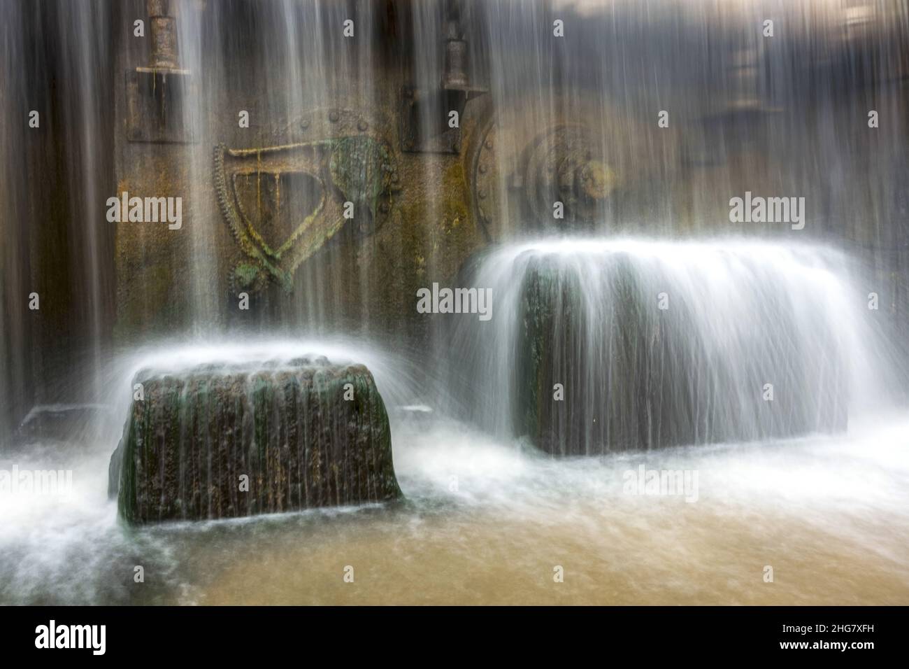 Arizona Falls, historical Waterfall formed by natural water drop of ...