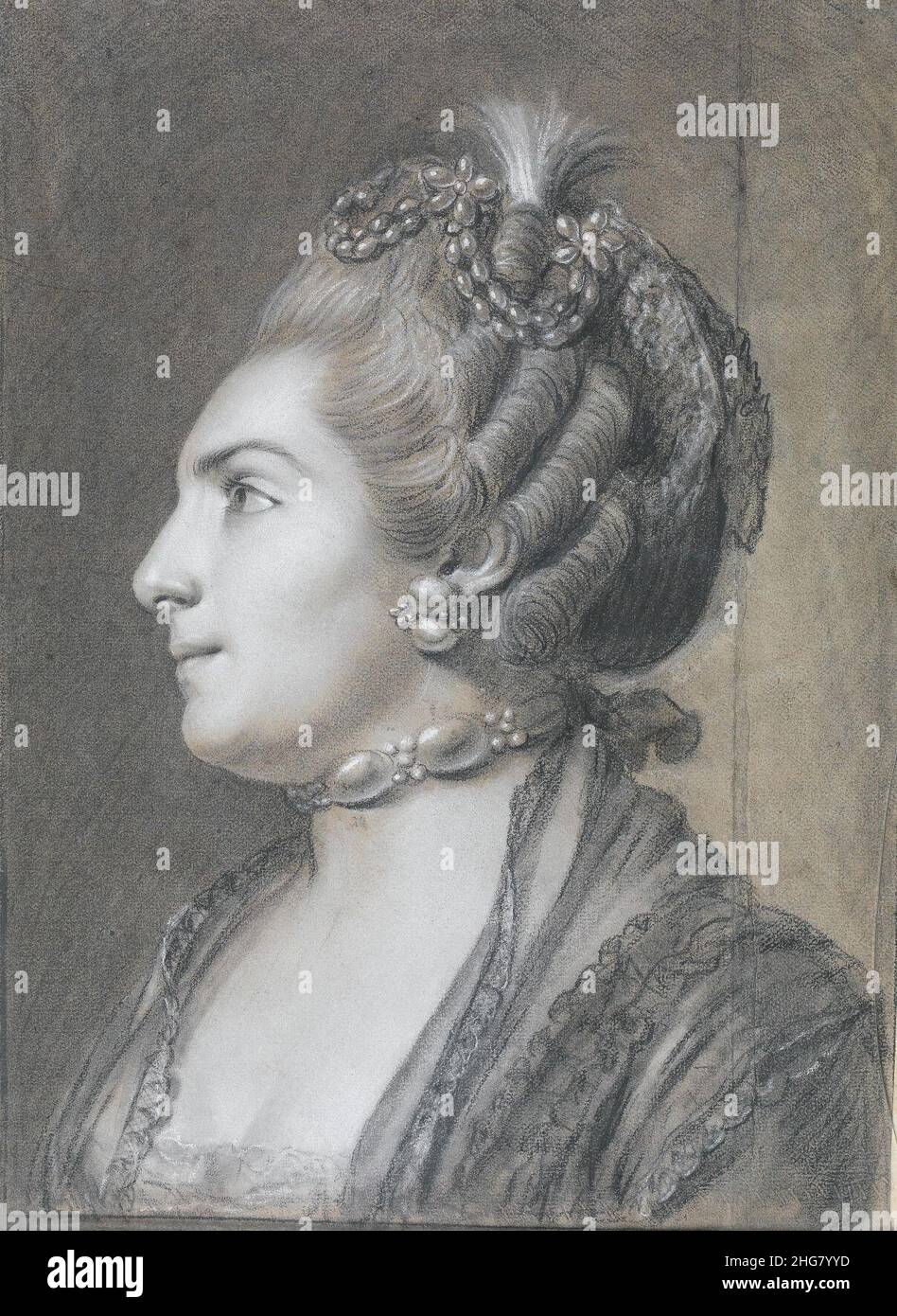 Sigmund Freudenberger (attr) Marie Marguerite Masson Stock Photo - Alamy