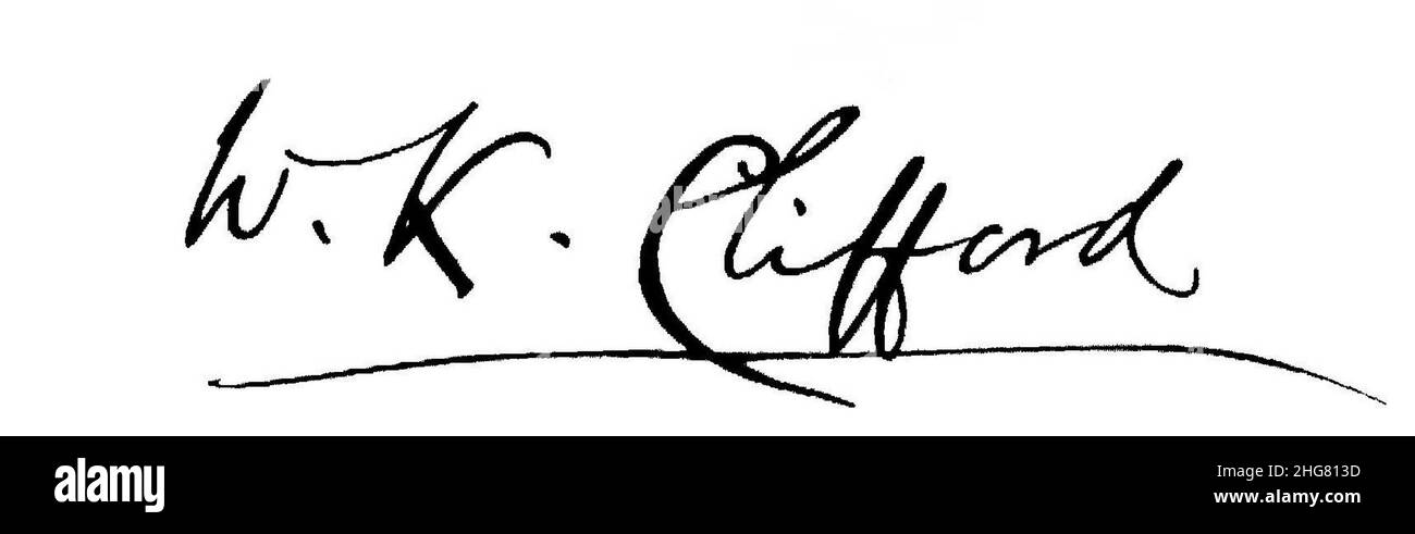 William kingdon clifford hi-res stock photography and images - Alamy